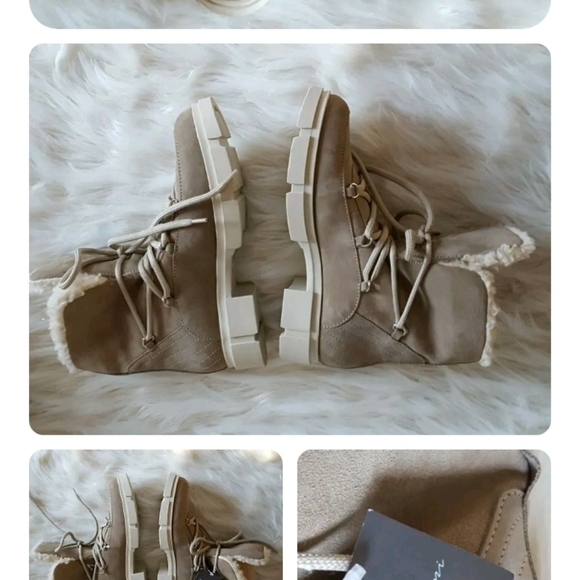 Avellini | Shoes | Avellini Portugal Brown Beige Suede Lace Up Boots ...